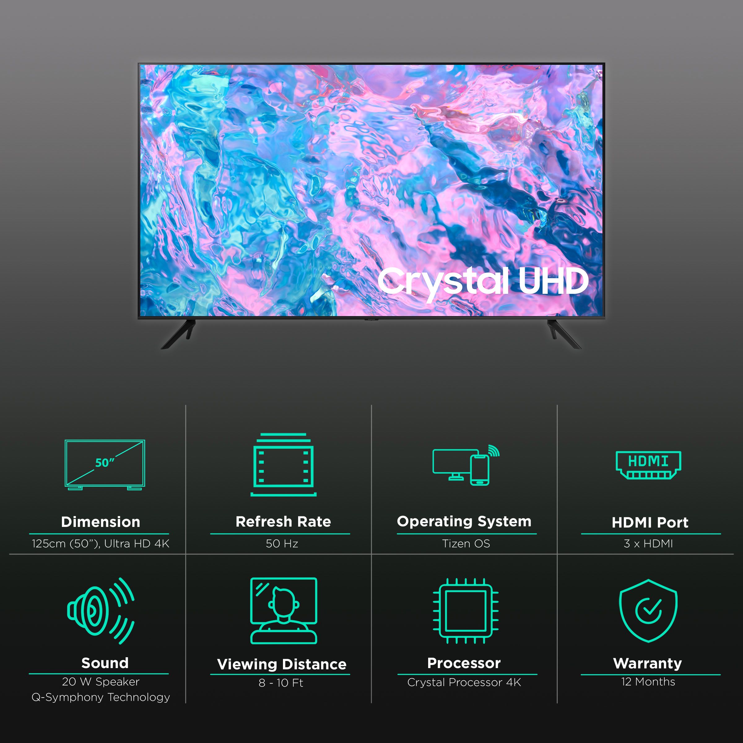 Buy Samsung 7 Series 125 cm (50 inch) 4K Ultra HD LED Tizen TV with ...